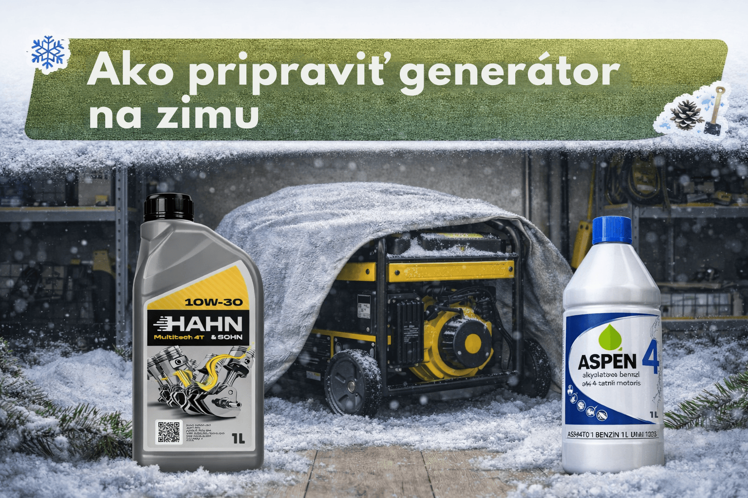 Ako pripraviť generátor na zimu - Hahn-Profi.sk
